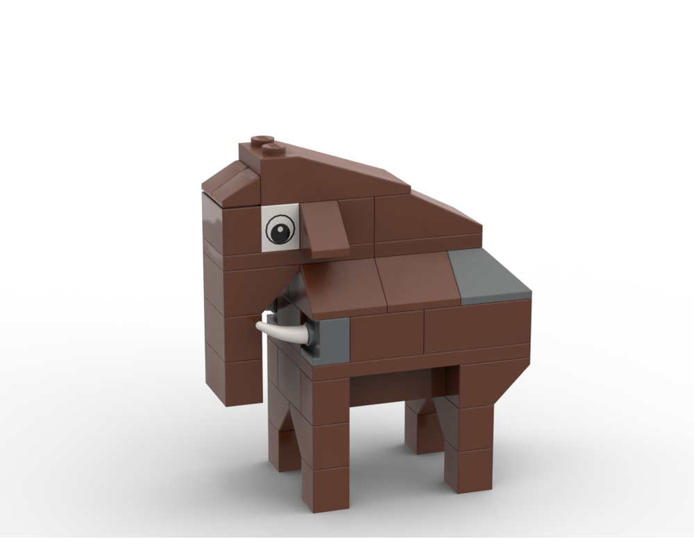LEGO Set 9334-1-c4-s10 Small Mammoth (2010 Educational and Dacta ...