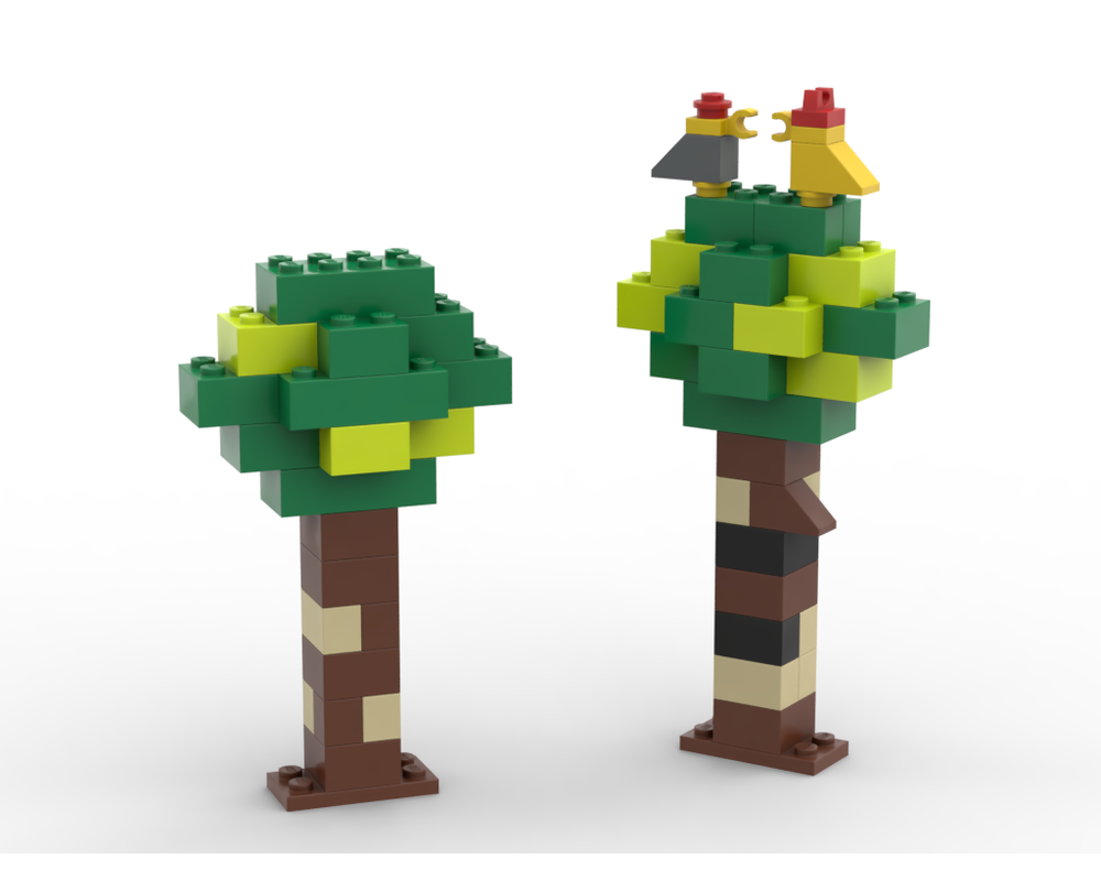 LEGO Set 9334-1-c4-s13 Trees with birds (2010 Educational and Dacta ...