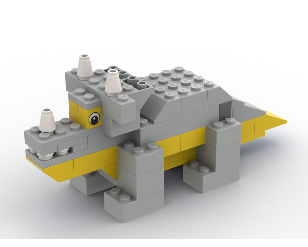 LEGO Set 9334-1-c4-s5 Triceratops (2010 Educational and Dacta ...