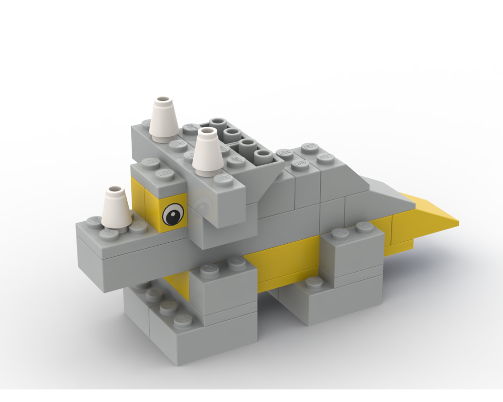 LEGO Set 9334-1-c4-s6 Small Triceratops (2010 Educational and Dacta ...