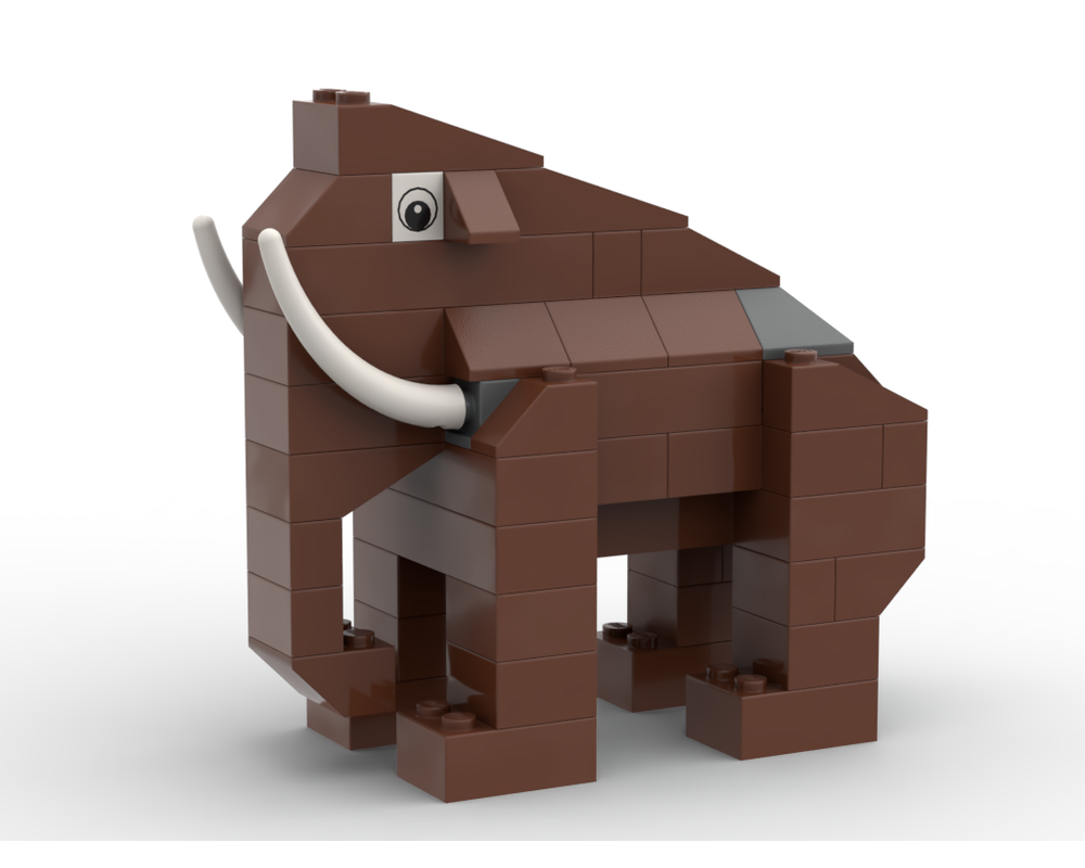 LEGO Set 9334-1-c4-s9 Mammoth (2010 Educational and Dacta ...