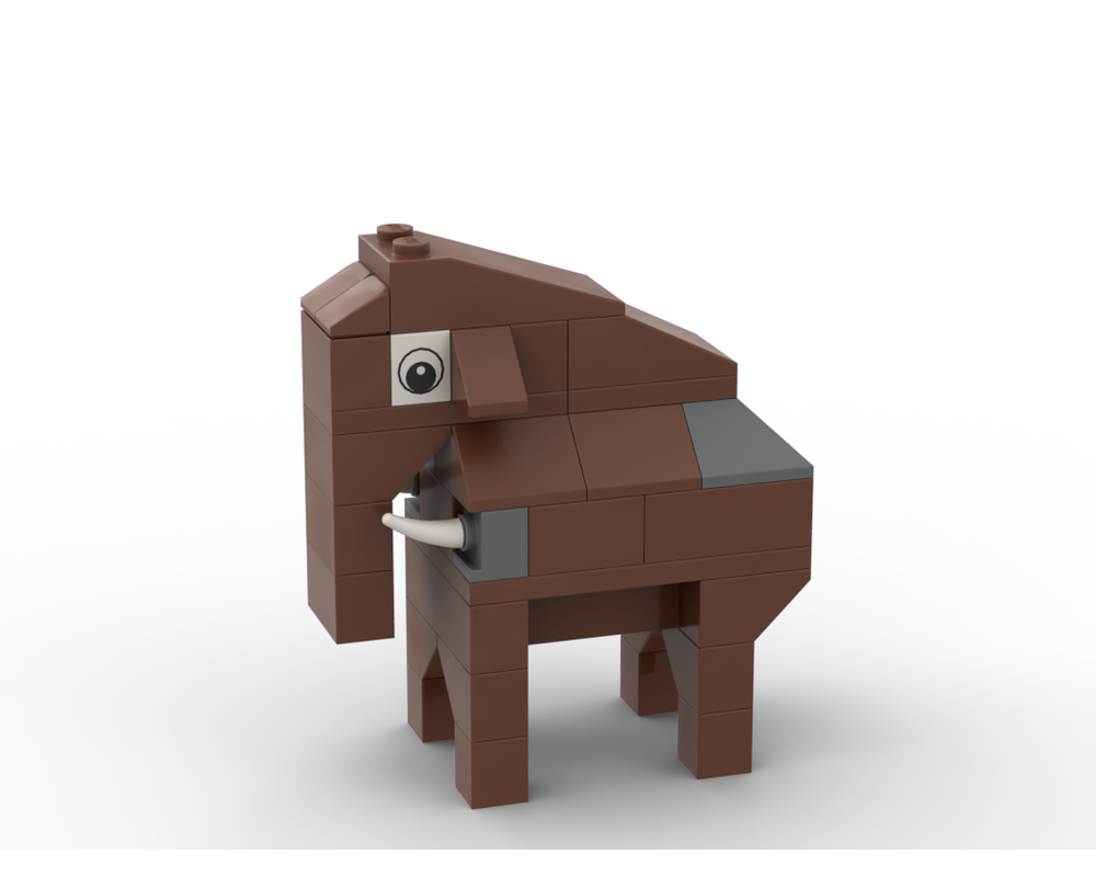 LEGO Set 9334-1-c5-s1 Small Mammoth (2010 Educational and Dacta ...