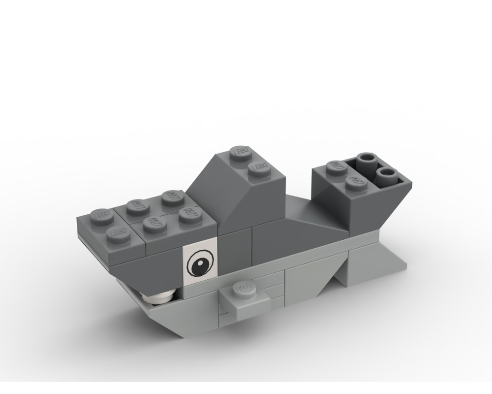 LEGO Set 9334-1-c5-s5 Small Shark (2010 Educational and Dacta ...