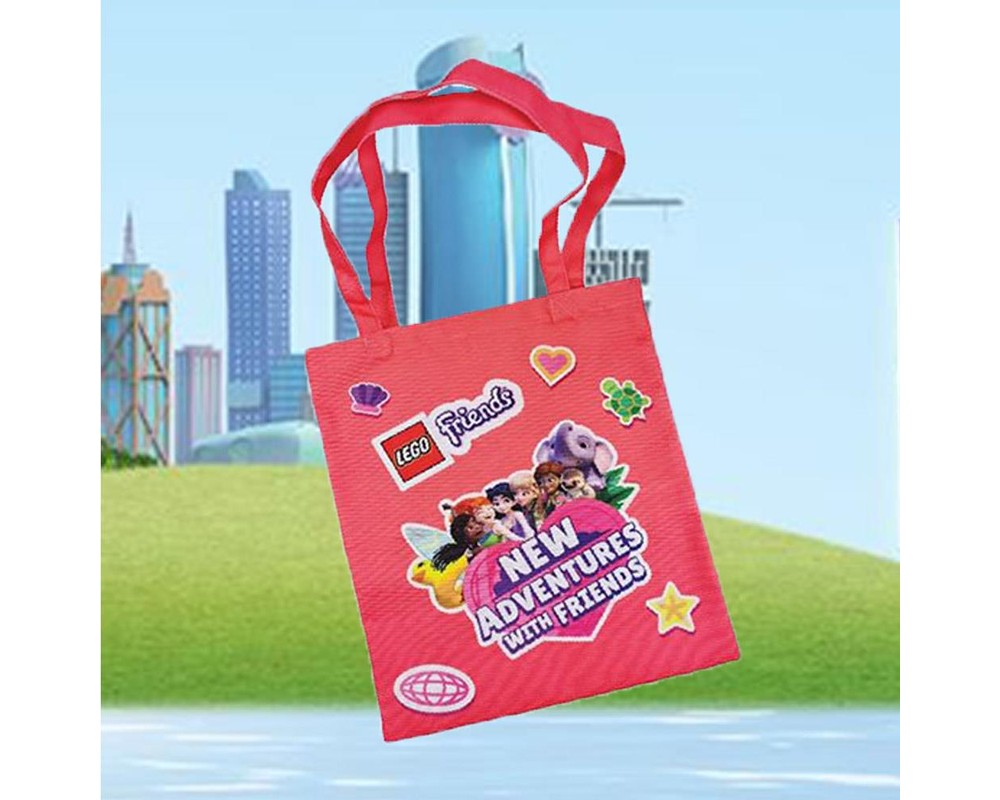 LEGO Set 94751-1 Friends Tote Bag (2020 Gear) | Rebrickable - Build ...
