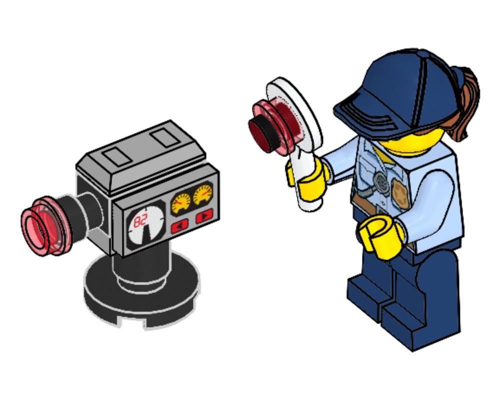 LEGO Set 951910-1 Speed Control (2019 City > Police) | Rebrickable ...