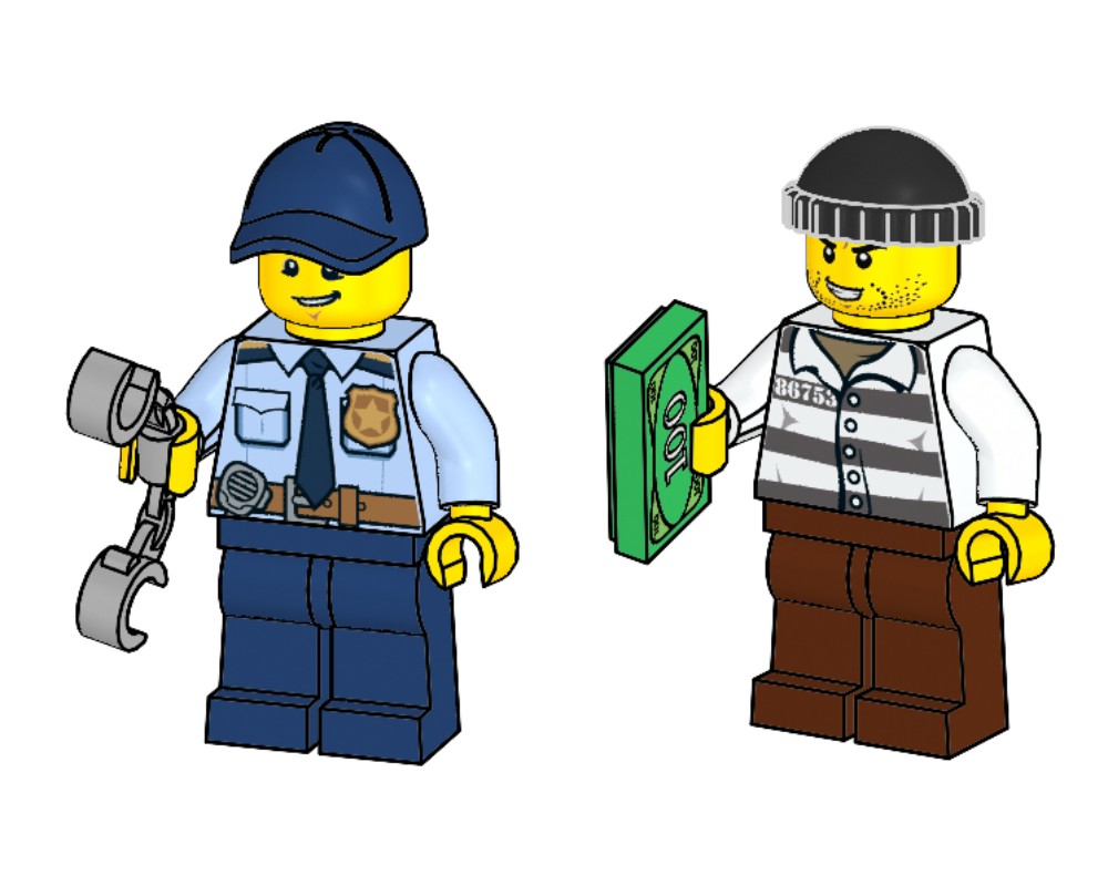 LEGO Set 952016-1 Policeman and Robber (2020 City > Police ...