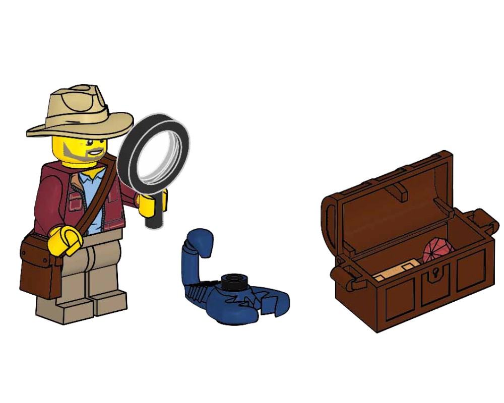 LEGO Set 952110-1 Larry Jones - The Adventurer (2021 City ...
