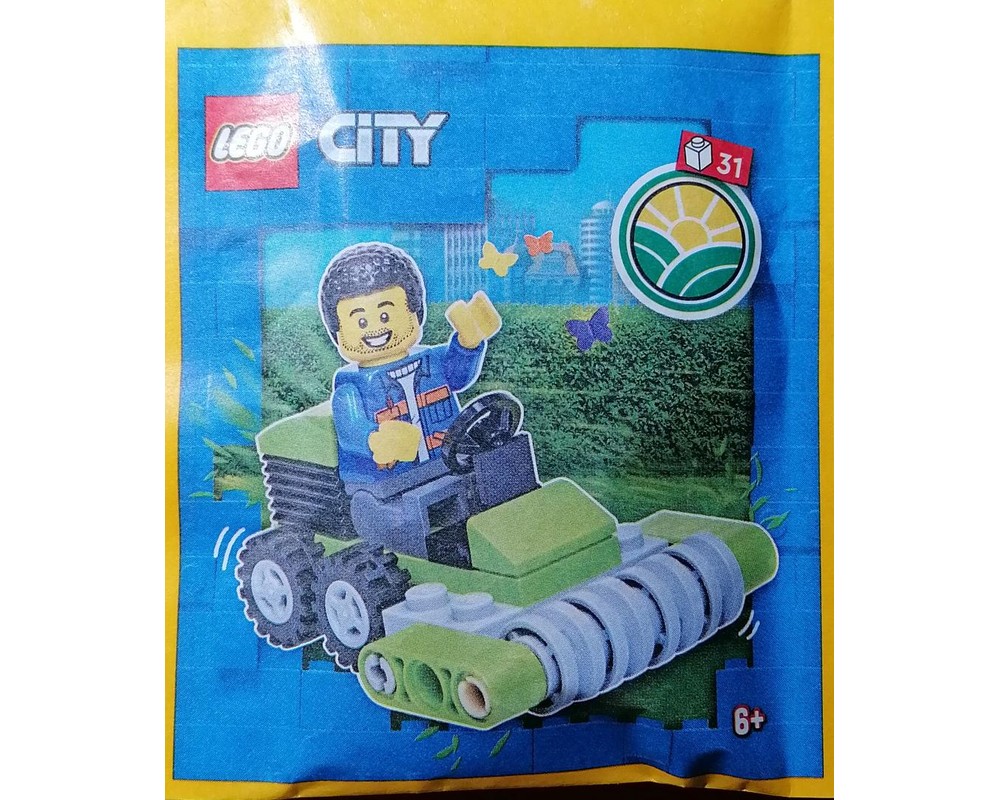 LEGO Set 952303-1 Lawn mower (2023 City) | Rebrickable - Build with LEGO