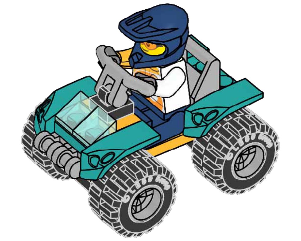 LEGO Set 952308-1 Stunt-Quad (2023 City > Stuntz) | Rebrickable - Build ...