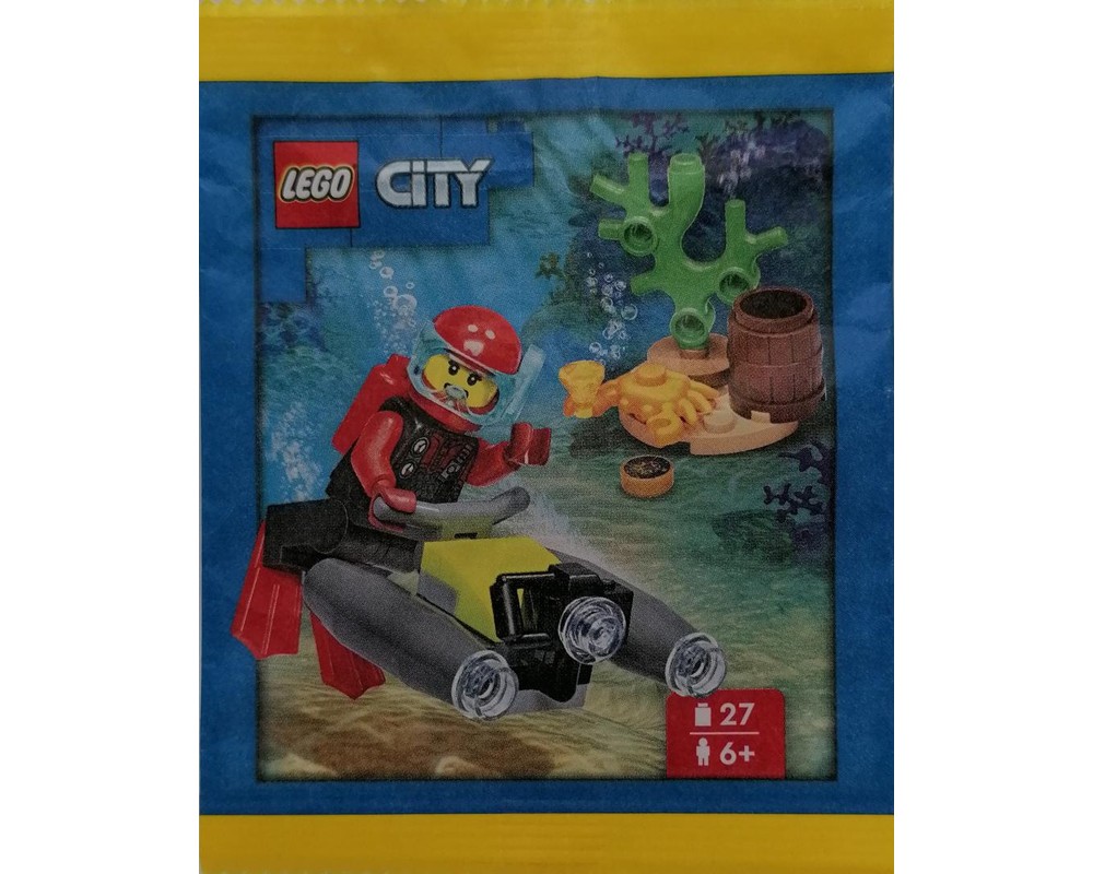 LEGO Set 952311-1 Deep Sea Diver (2023 City) | Rebrickable - Build with ...