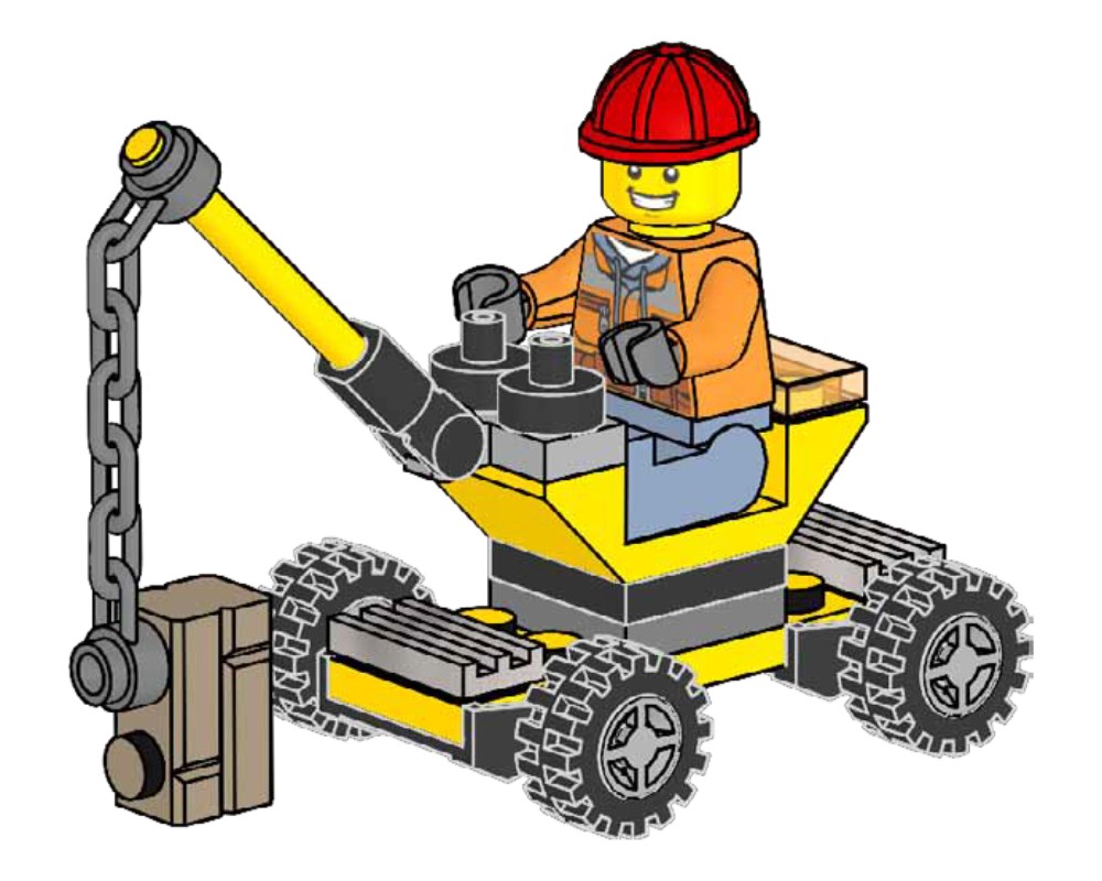LEGO Set 952401-1 Mini Crane (2024 City > Construction) | Rebrickable ...