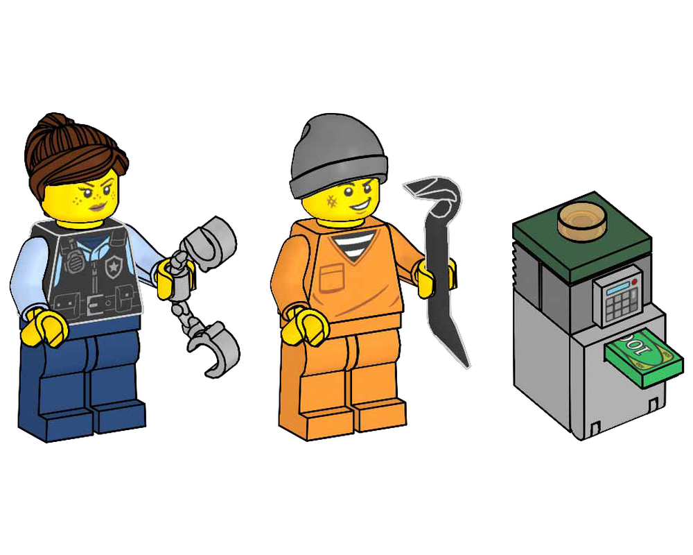 LEGO Set 952501-1 Police Officer and Criminal (2025 City > Police ...