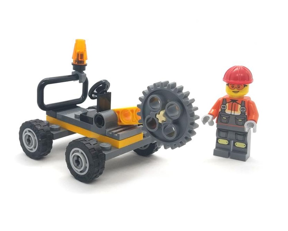LEGO Set 952502-1 Construction Worker with Rotary Cutter (2025 City ...