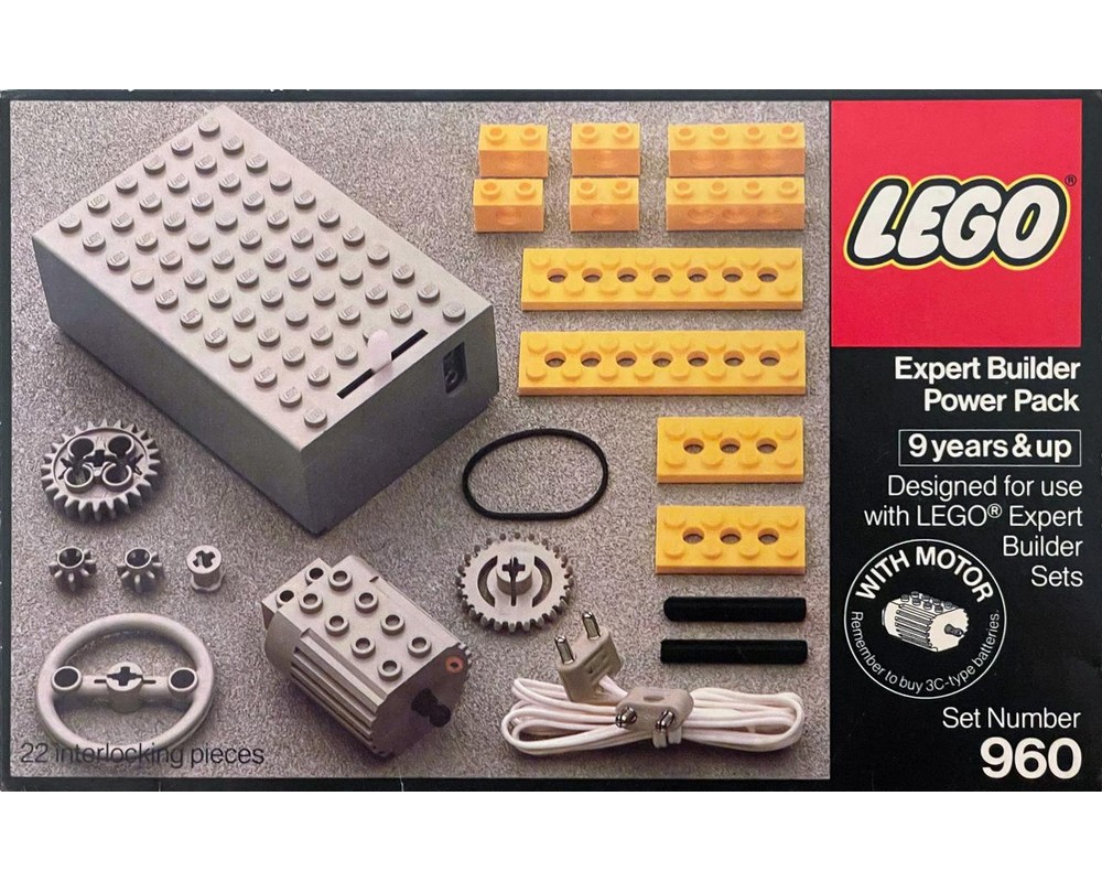 LEGO Set 960-1 Power Pack (1978 Technic > Expert Builder) | Rebrickable ...