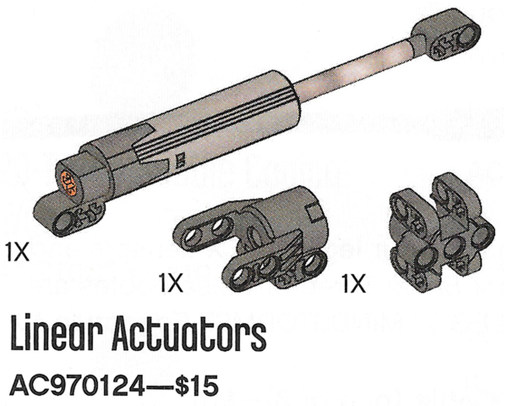 LEGO Set 970124-1 Linear Actuators (2010 Technic > Supplemental ...