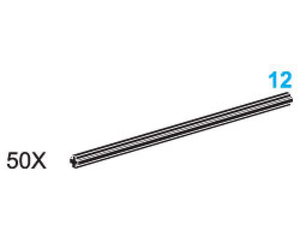 LEGO Set 970617-1 12-Stud Axles (Pack of 50) (2002 Educational and ...