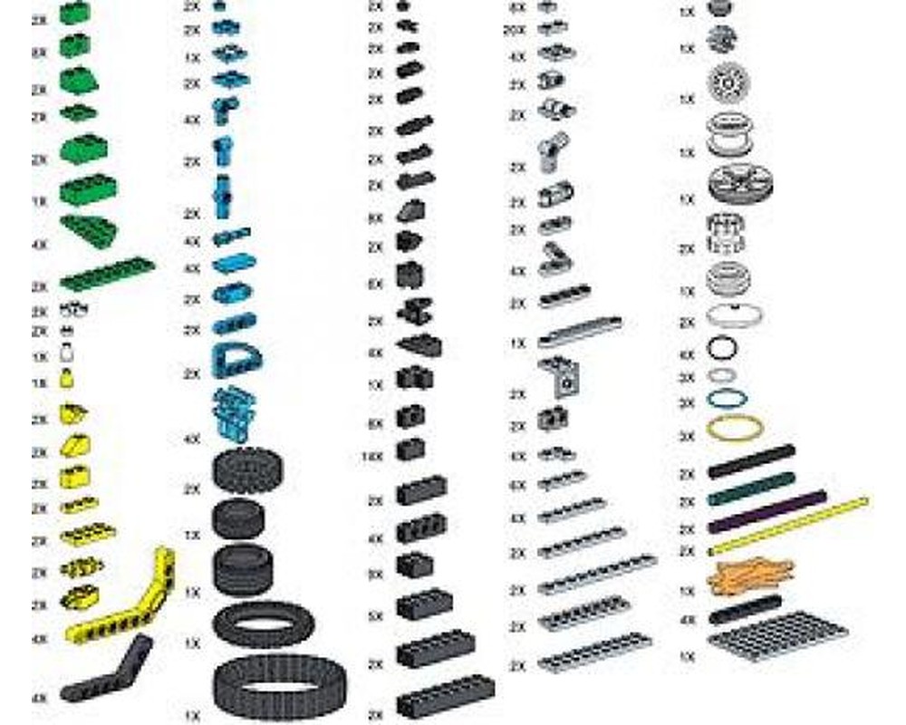 LEGO Set 970670-1 Special Elements for Team Challenge Set (2002 ...