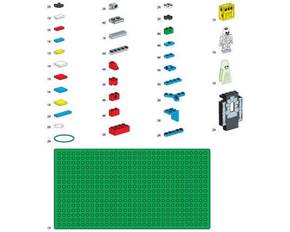 LEGO Set 970672-1 Special Elements for Amusement Park Set (2002 ...