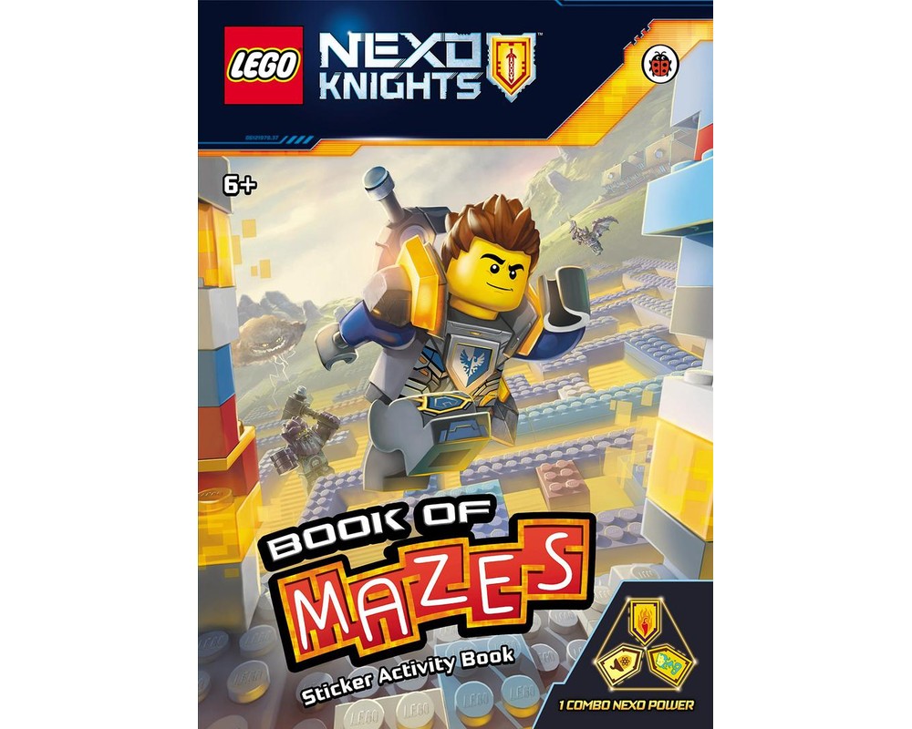 LEGO Set 9780241295045-1 Nexo Knights: Book of Mazes: Sticker Activity ...