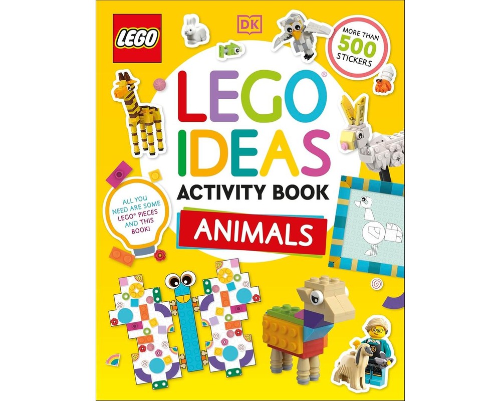 LEGO Set 9780241727416-1 LEGO Ideas Activity Book: Animals (2025 Books ...