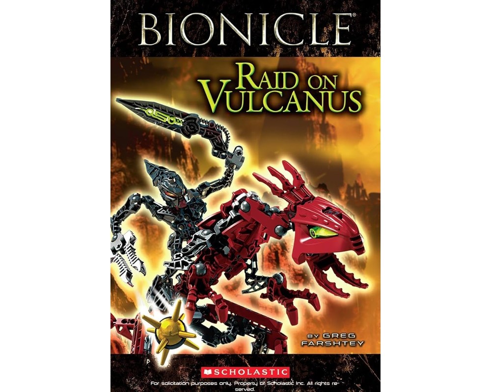 LEGO Set 9780545093350-1 BIONICLE: Raid on Vulcanus (2009 Books > Story ...