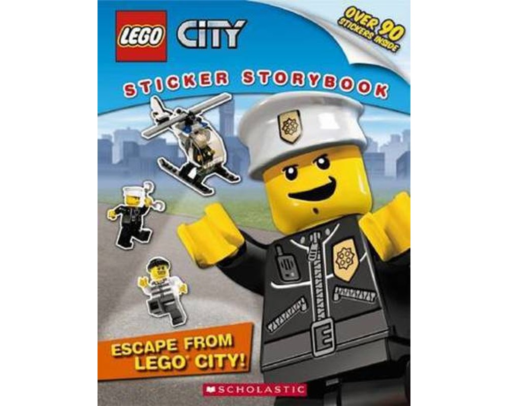 LEGO Set 9780545280952-1 City: Escape from LEGO City: Sticker Storybook ...