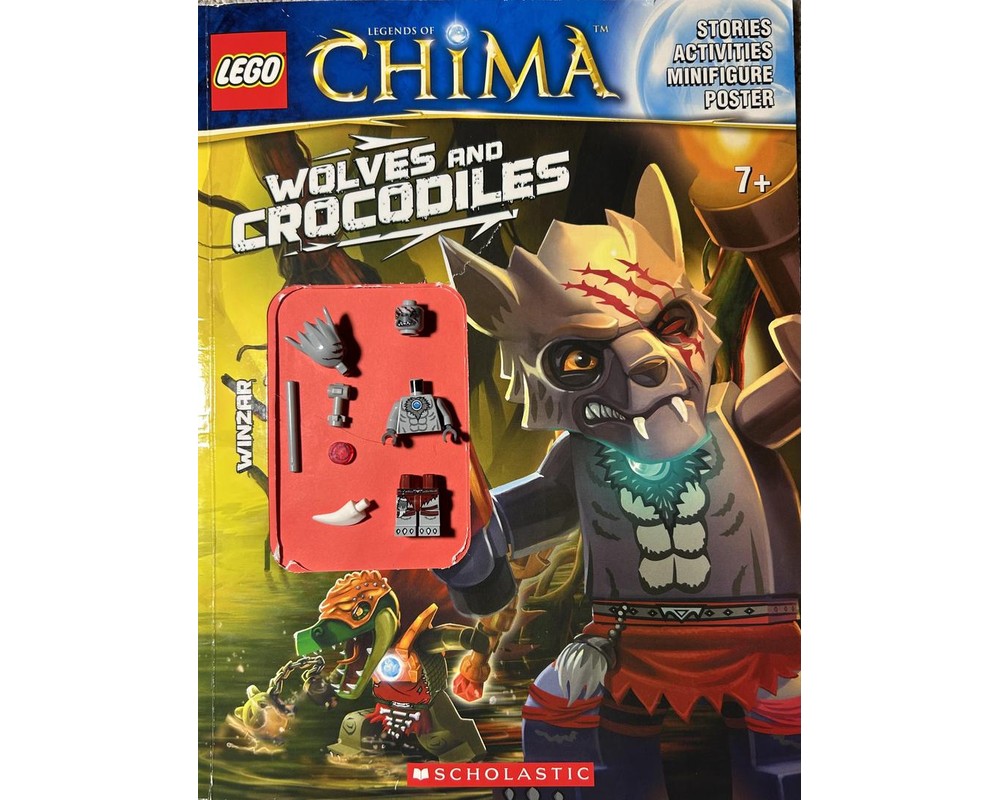 LEGO Set 9780545570039-1 Legends of Chima: Wolves and Crocodiles (2013 ...