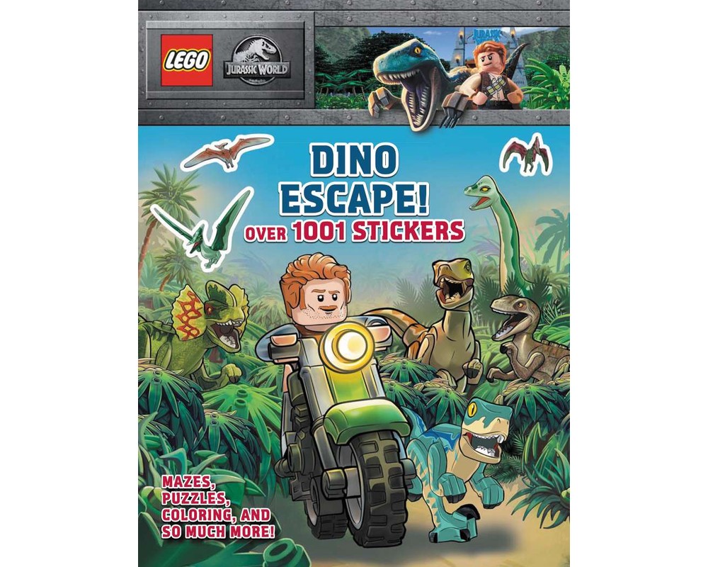 LEGO Set 9780794448578-1 Jurassic World: Dino Escape: Over 1001 ...