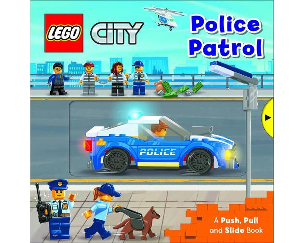 LEGO Set 9781529048353-1 City: Police Patrol: A Push, Pull and Slide ...