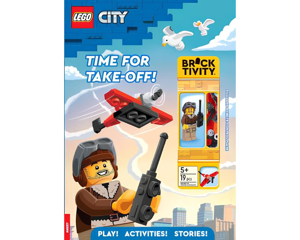 LEGO Set 9781837250820-1 City: Time for Take-off! (2025 Books ...