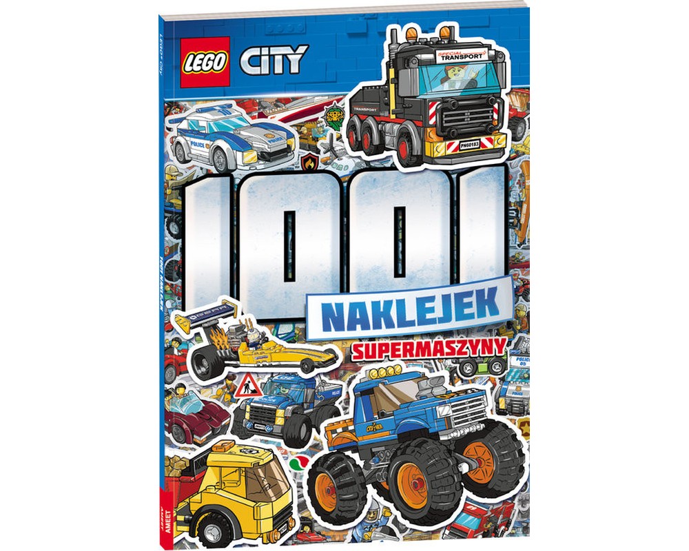 LEGO Set 9781912564651-1 City: 1001 Stickers: Great Vehicles (2018 ...