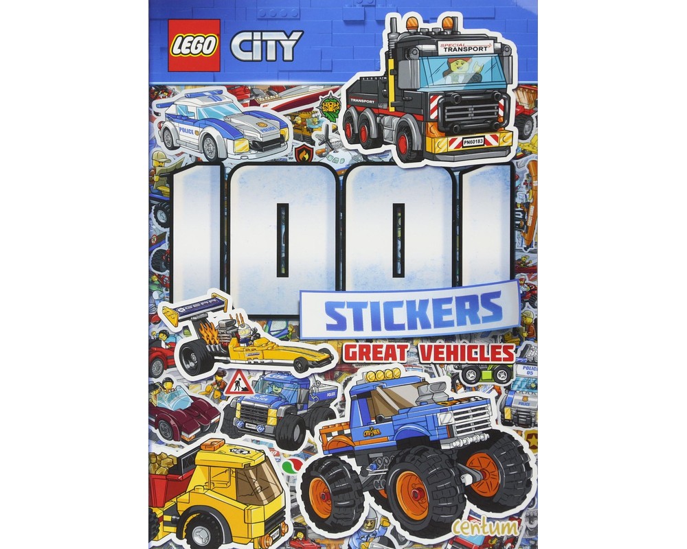 LEGO Set 9781912564651-1 City: 1001 Stickers: Great Vehicles (2018 ...