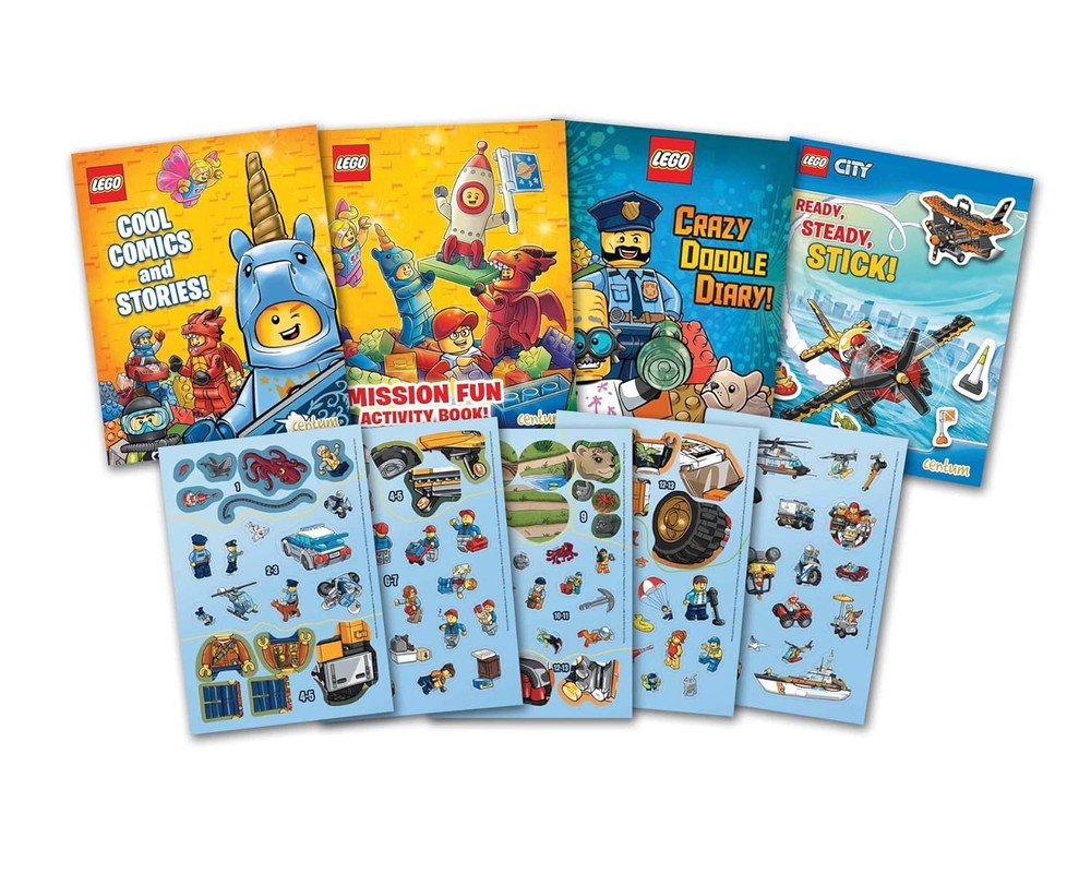 LEGO Set 9781913110222-1 Iconic Tin of Books (2019 Books > Activity ...