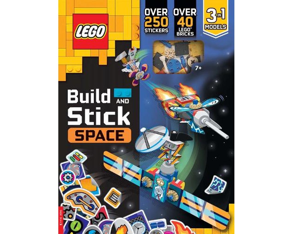 LEGO Set 9781916763296-1 Build and Stick: Space (2024 Books > Ideas ...