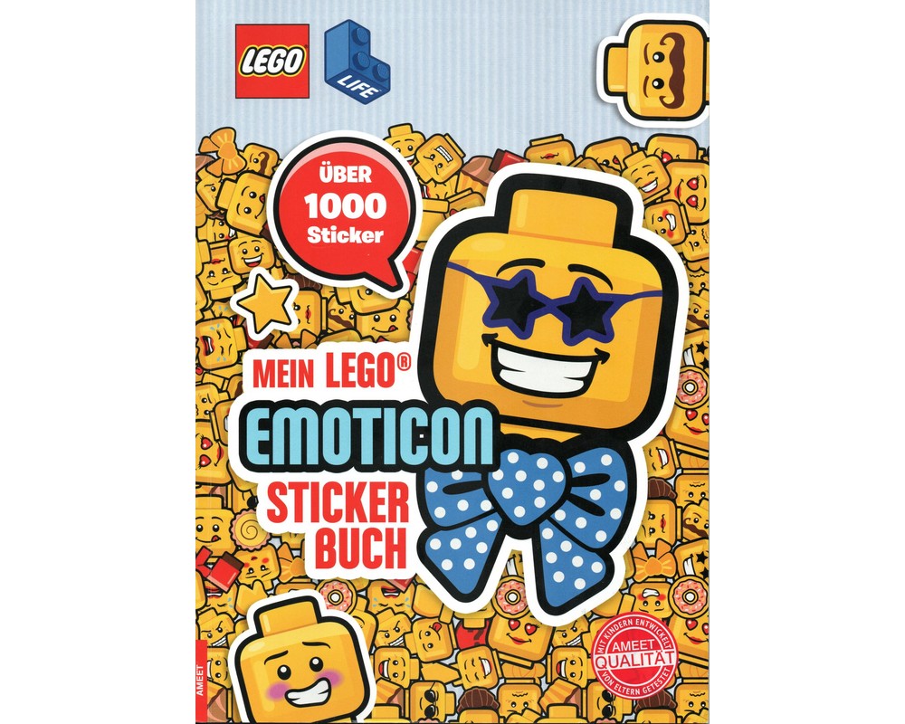 LEGO Set 9783960801511-1 LEGO Life: Emoticons Sticker Book (2018 Books ...