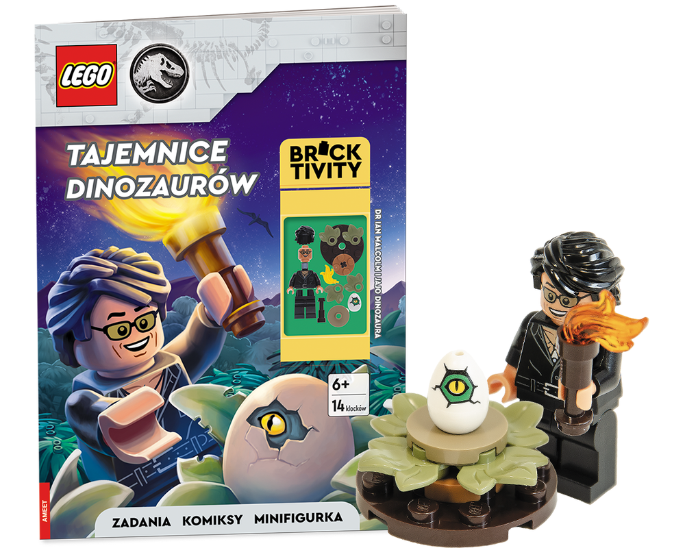 LEGO Set 9788325343859-1 Jurassic World: Dinosaur Secrets (2024 Books ...