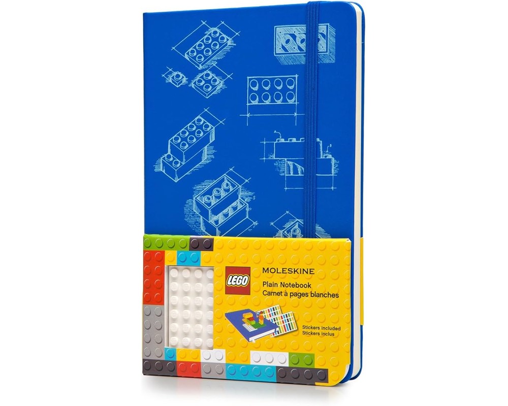 LEGO Set 9788867326211-1 Plain Notebook (Blue) (2014 Gear > Stationery ...