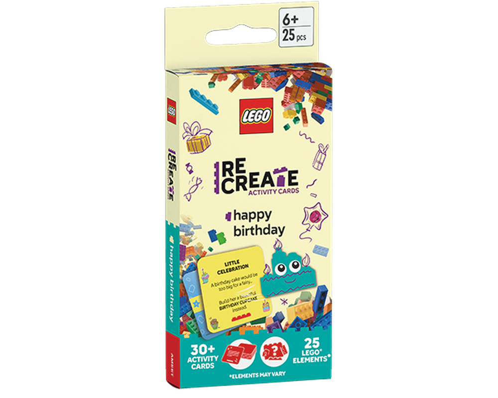 LEGO Set ACP6611-1 ReCreate Activity Cards: Happy Birthday (2025 Gear ...