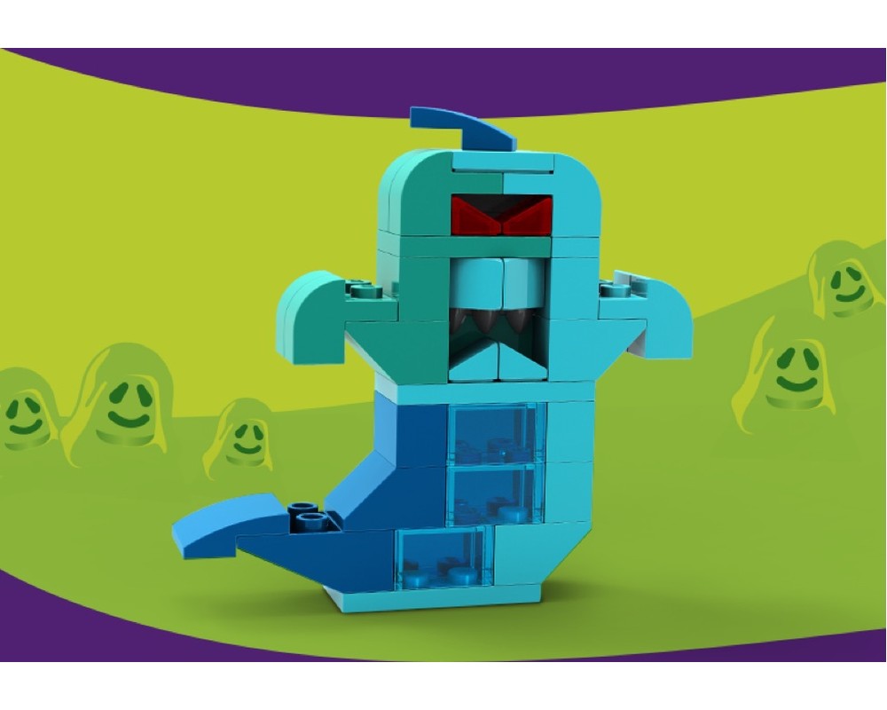 LEGO Set BLUEGHOST-1 Blue Ghost (2021 Seasonal > Halloween ...