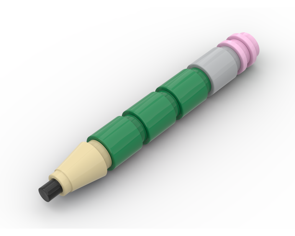 LEGO Set BOOKANDPENCIL-1-s2 Pencil (2020 Other) | Rebrickable - Build ...