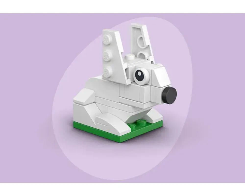 LEGO Set BUNNY-1 Bunny (2019 Seasonal > Easter) | Rebrickable - Build ...