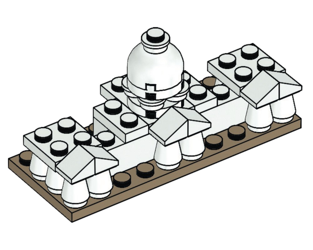 LEGO Set CAPITOL-1 Capitol Building (2015 Promotional) | Rebrickable ...