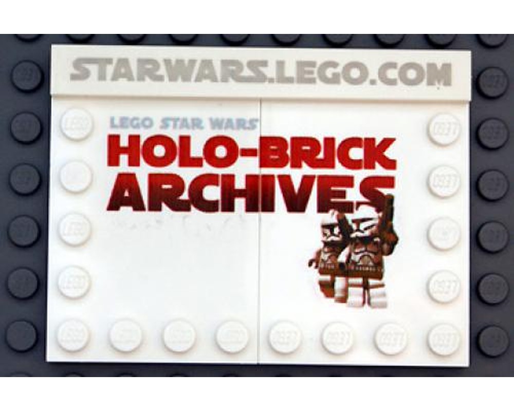 LEGO Set COMCON011-1 LEGO Star Wars Holo-Brick Archives (2009 Star Wars ...