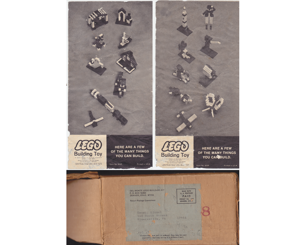 LEGO Set DELMONTE-1 Del Monte Building Kit (1971 System > Samsonite ...