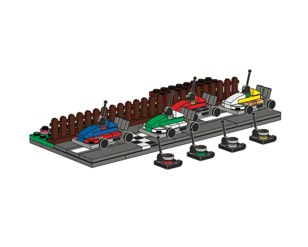 LEGO Set EG00122-1 Remote Control Car Minifigure Stand (2024 Other ...