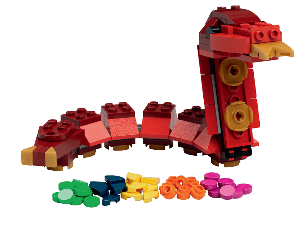 LEGO Set EG00154-1-s1 Lunar New Year Snake (2025 Chinese Traditional ...