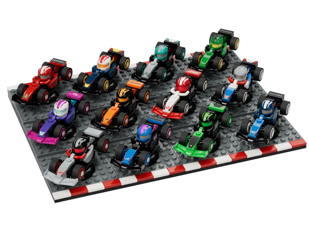 LEGO Set EG00157-1 Display Podium for F1 Collectible Race Cars (2025 ...