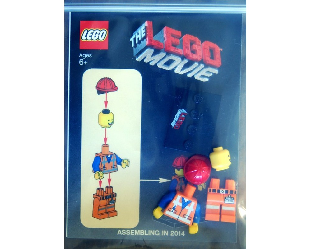 LEGO Set EMMET-1 Emmet (2014 The LEGO Movie) | Rebrickable - Build with ...
