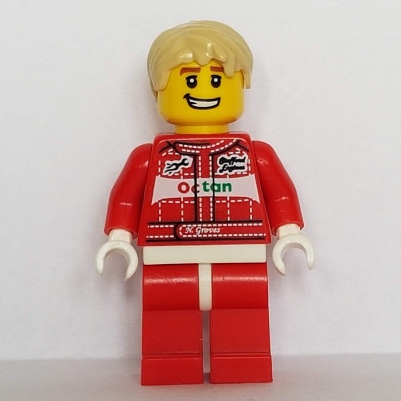LEGO Set fig-000024 Race Car Driver (CMF) | Rebrickable - Build with LEGO