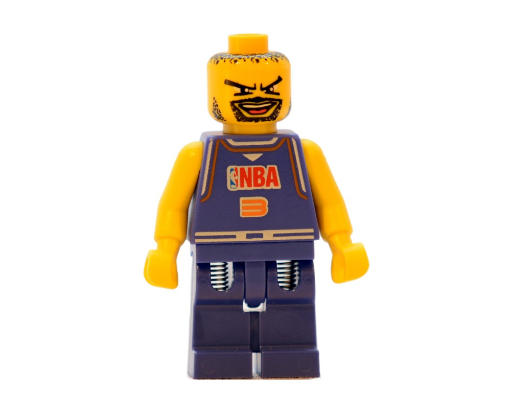 LEGO Set fig-000044 Basketball Player, Violet Torso, Violet Legs 3 ...